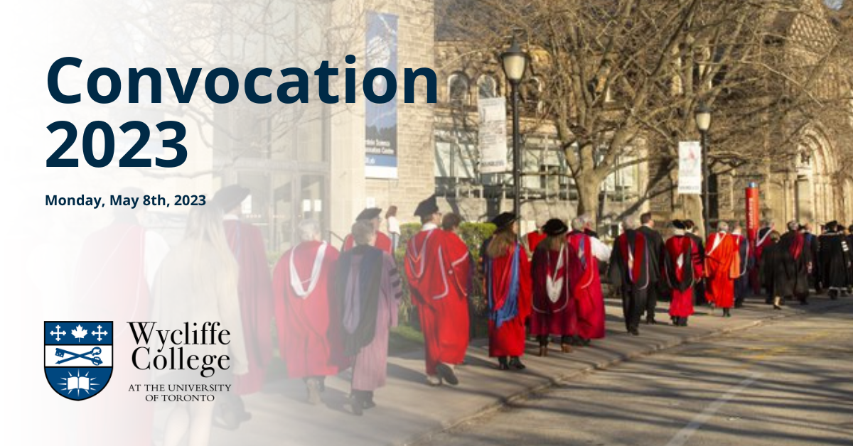 Convocation 2023 | Wycliffe College